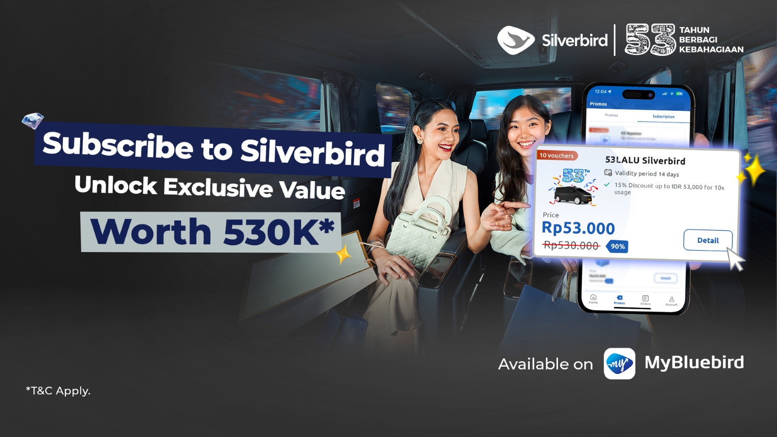 Save Up to 530K with Silverbird's Special 53 Anniversary Subscription- Blue Bird Group